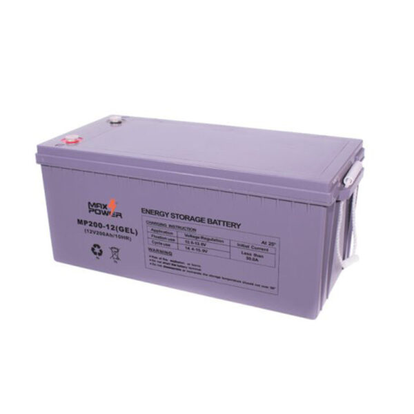 Bateria MAX POWER Gel 200-12 - Auto Battery Servicentro
